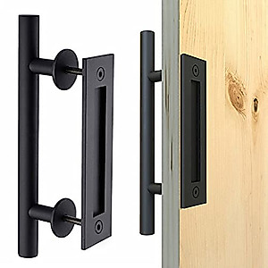SONGJIA Sliding Barn Door Handle Pull Flush Recessed Wood Door Handle Furniture Hardware for Cabinet Cupboard Interior Door