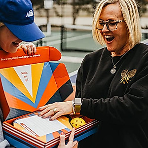 Nettie Pickleball Co - Pickleball Paddle Set of 2 | Double Pack | Lightweight Honeycomb Core | Includes 2 Pickleball Balls & 2 Sweatbands | Premium Material (Bainbridge and Bedford)