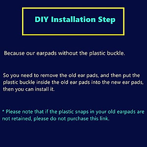 TaiZiChangQin White Ear Pads Memory Foam Earpads Cushion Replacement Compatible with Sudio Regent II Truly Wireless On-Ear Headset ( Protein Leather )