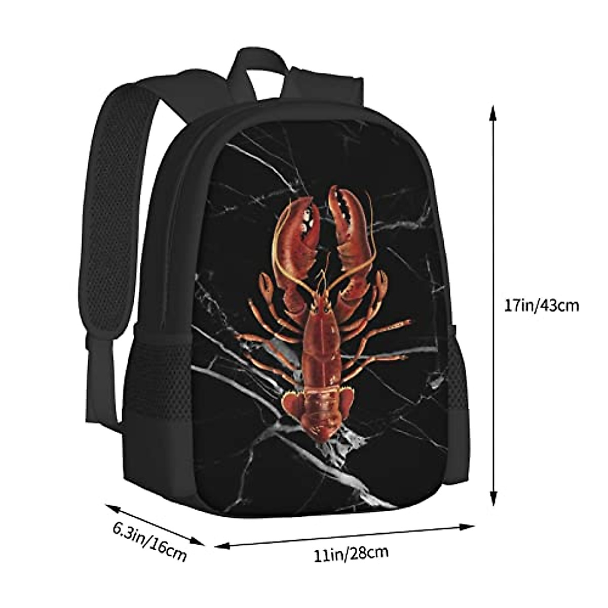 Lobster-Backpack, Laptop Backpacks Bookbags Travel Daypack School Bags For Women Men Teens Veswiya