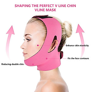 Face Slimming Belt, Bandage Belt Mask Face- Double Chin Skin Strap for Women Ideal Gift