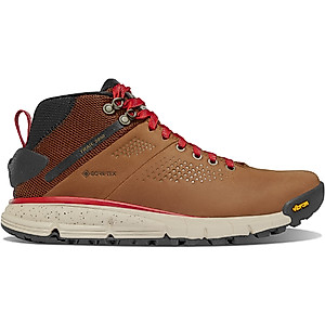 Danner Women's 61250 Trail 2650 Mid 4" Gore-Tex Hiking Shoes, Brown/Red - 7.5M