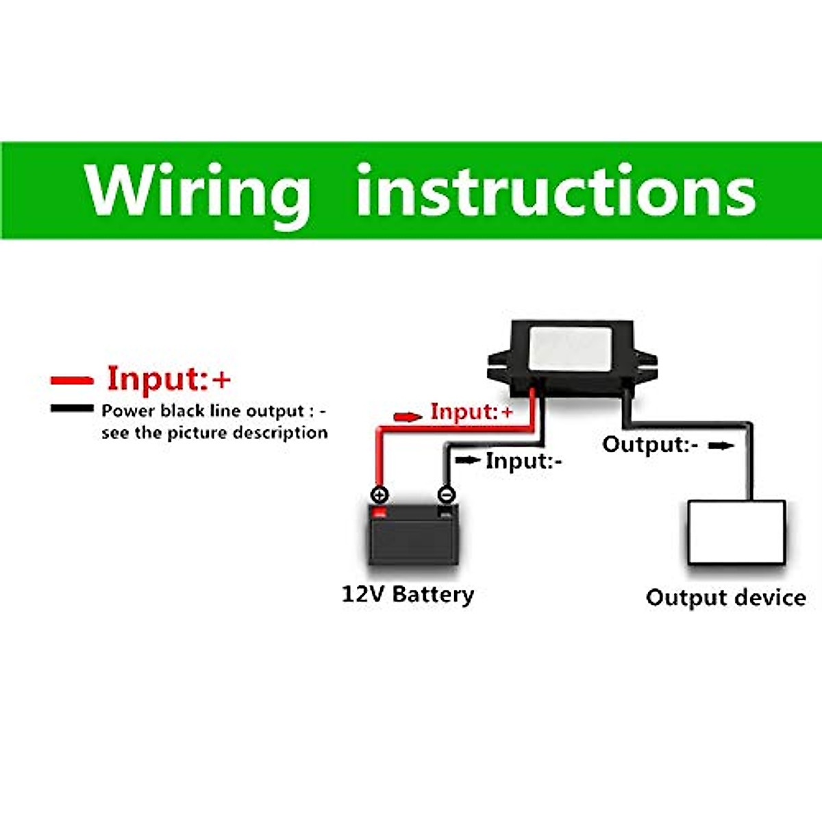 KNACRO DC-DC 12V to 5V 3A 15W Step-Down Power Supply Module Car Power Converter Module Dual USB Female Socket (Dual USB Female)