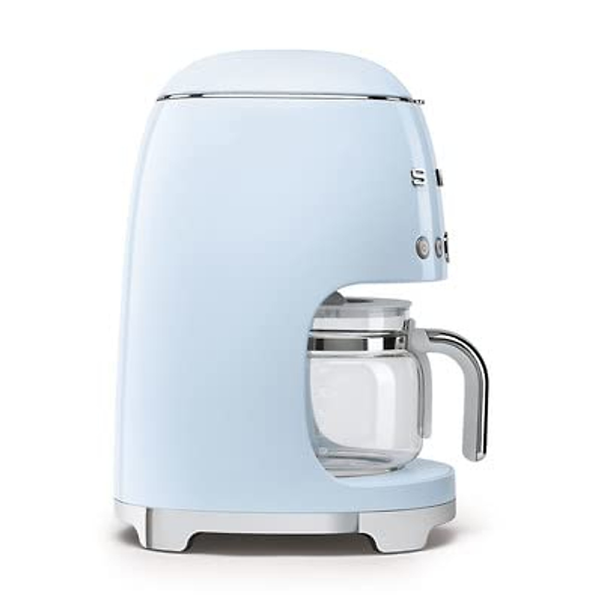 Smeg 50's Retro Drip Coffee Maker with Extra Carafe, Pastel Blue