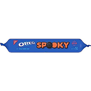 OREO Orange Creme Chocolate Sandwich Cookies, Limited Edition, Halloween Cookies, 18.71 oz