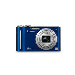 Panasonic Lumix DMC-ZR1 12.1MP Digital Camera with 8x POWER Optical Image Stabilized Zoom and 2.7 inch LCD (Blue)