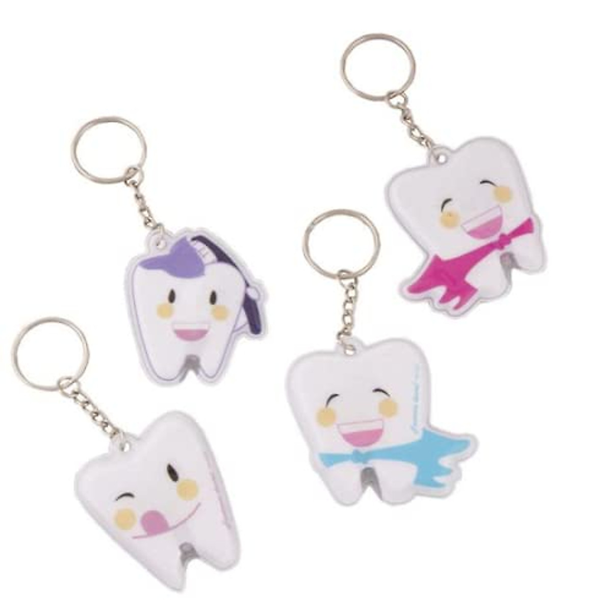 Tooth Light Up Keychain-Pack of 20