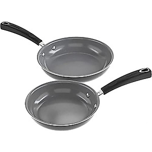 Cuisinart 54C-11BK 11-Piece Set Ceramica XT Nonstick Cookware, Black