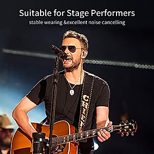 keephifi KBEAR KS1 in Ear Monitors KBEAR Earbuds Single DD Wired Earphone Studio Earbuds IEM Earphones in Ear Headphones Wired Noise Cancelling Headset for Musicians Drummers Singers (Clear, No Mic)