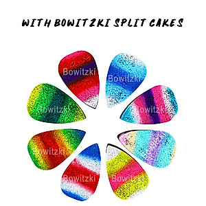 Bowitzki Face Paint Sponges for Face Painting Adults Kids Black Sponges High Density Art Work Makeup and Body Paint Halloween Christmas Festival (10 Petals)