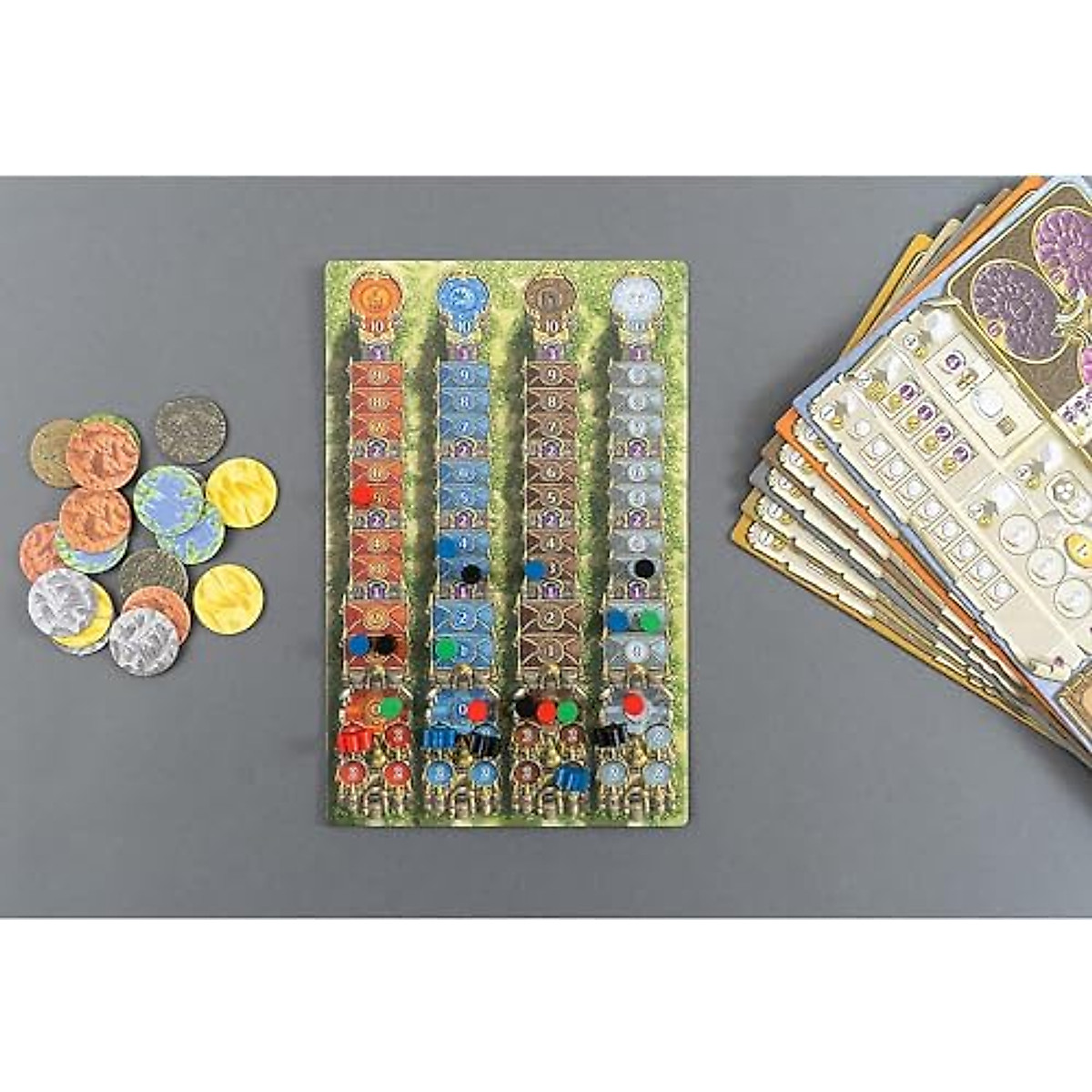 Capstone Games Terra Mystica: Big Box - Contains: Terra Mystica: Base Game, Fire & Ice Expansion, Merchants of The Seas Expansion by Automa Factory. Ages 14+, 1-5 Players, 30 Min Per Player