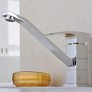 ShiSyan Y-LKUN Basin Faucet Water Faucet Plumbing Hardware Rotatable Single-Link Hot and Cold Water-Saving Wrench-Type Bathtub Faucet Bathroom Taps