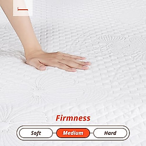 PrimaSleep King Mattress, 9 Inch Gel Memory Foam Mattress, Gel Infused for Comfort and Pressure Relief, CertiPUR-US Certified, Bed-in-a-Box, Medium Firm, King Size