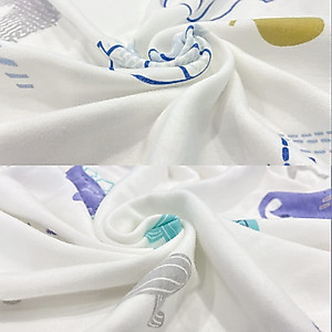 AMKE G607 Bassinet Fitted Sheet - 2 Pack - 100% Cotton Nursery Bedding, Rectangle and Oval Baby Bassinet Fitted Sheets - Fits AMKE Sleeper Crib Mattress (Animals)