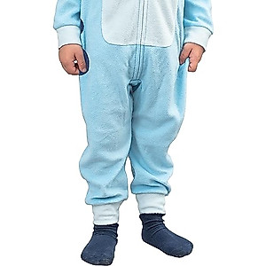 Costume Agent Playful Colorful Dog Halloween Costume Cosplay Zip Up Suit with Hood for Boys and Girls