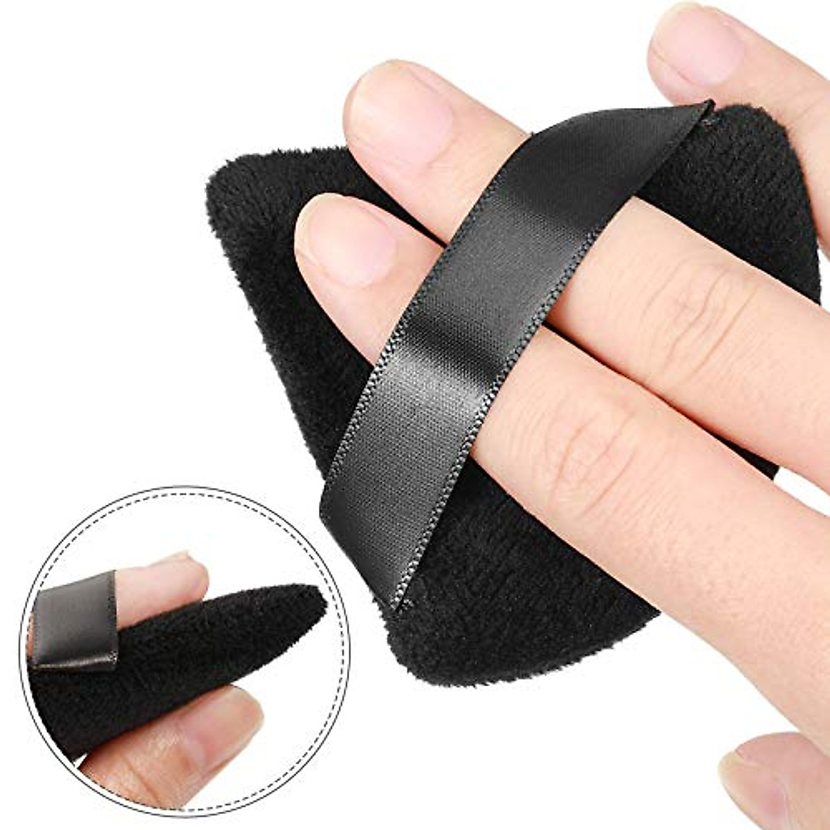 10 Pieces Pure Powder Puff Face Triangle Soft Makeup Powder Puff for Loose Powder Mineral Powder Body Powder Makeup Tool