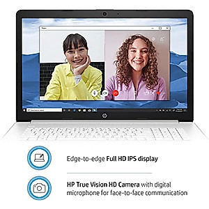 HP 2022 17 Laptop Computer, 17.3" FHD Anti-Glare 300 nits, Intel Core i3-1115G4 (Beat i5-10210U), 8GB DDR4 RAM, 256GB PCIe SSD, 802.11AC WiFi, Bluetooth 4.2, Windows 11, broag 64GB Flash Drive