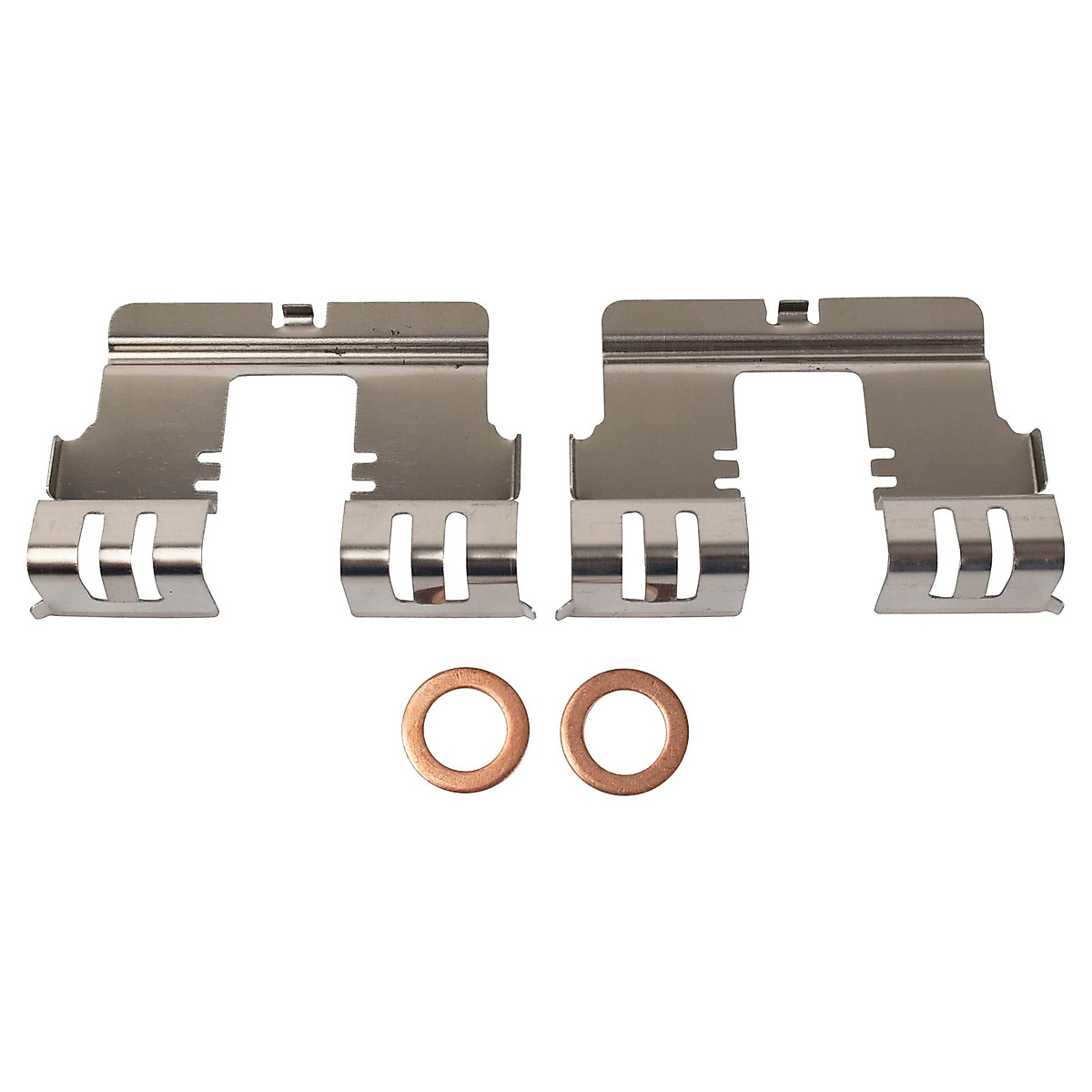 TRQ Rear Brake Pad & Rotor Kit Brake Caliper Brake Pads Brake Rotor Semi-Metallic Vented Compatible with 2005-2018 Chrysler 300 2009-2016 Dodge Challenger 2006-2016 Charger 2005-2008 Magnum