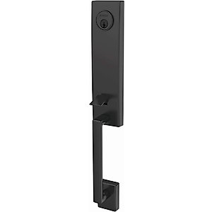 Schlage Lock Company FCT58CEN622 Century Handleset, Matte Black