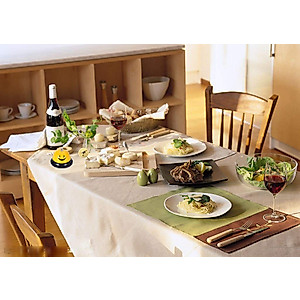 EMDMAK Call Bell, Service Bell for The Porter Kitchen Restaurant Bar Classic Concierge Hotel (3.35 Inch Diameter) (Yellow)