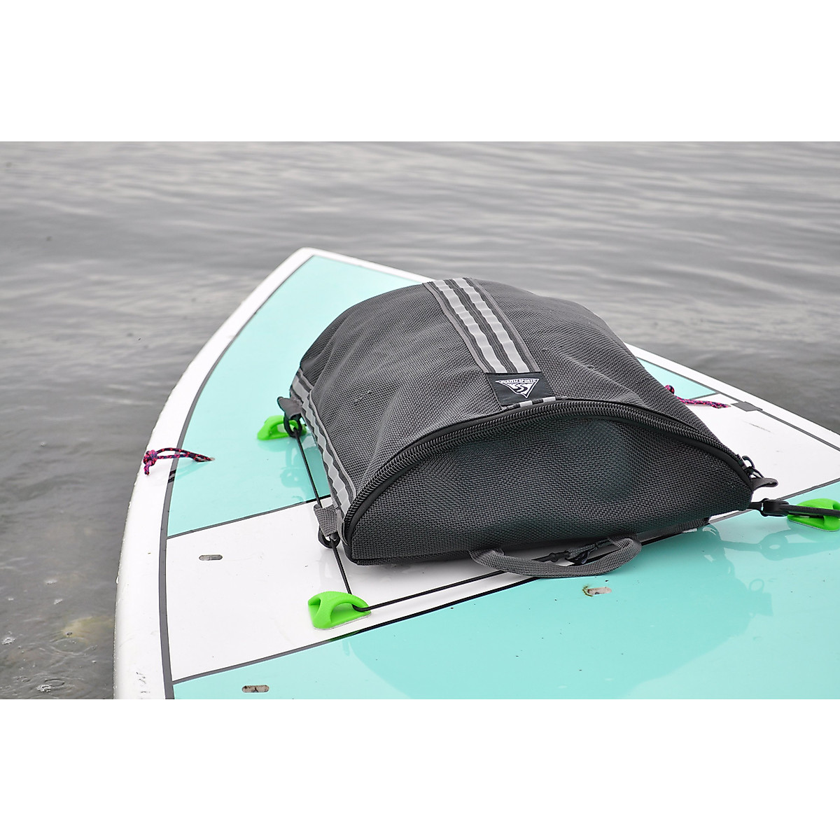 Seattle Sports Vinyl Coated Mesh Deck Bag for SUPs and Kayaks, Black