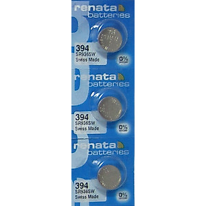 3 Renata 394 Button Cell Watch Batteries