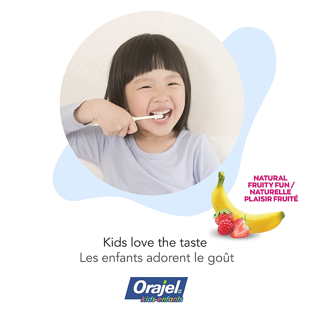 Orajel Kids Paw Patrol Fluoride-Free Training Toothpaste, Natural Fruity Fun Flavor, #1 Pediatrician Recommended Fluoride-Free Toothpaste, 1.5oz Tube