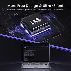 Longer LK5 Pro 3D Printer, DIY FDM 3D Printer with 4.3" Color Touch Screen, Fully Open Source, Silent Motherboard, Filament Run-Out Detection Function, Large Print Size 11.8x11.8x15.7 in