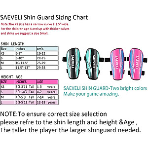 Saeveli Soccer Shin Guards for Toddlers Kids Youth - Lightweight and Durable Shin Pads with Adjustable Straps for Kids 2-14 Years Old Boys and Girls (XS, Pink)