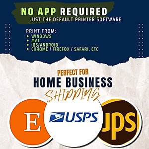 JETZAP Pre-Cut 4x6 Shipping Labels for Inkjet and Laser Printers - Just Load & Print - USPS UPS FedEx Multi-Purpose Adhesive Sticker Matte Opaque Smudge-Free Jam-Free Home Printer Compatible 120 Pack