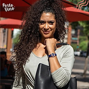 PortoVino Double Pour Vegan Leather Tote Bag with Hidden Insulated Flask Compartment and Dispenser with Spout that Hold 2 separate Bottles Of Wine! Perfect for Traveling, Concerts, Bachelorette Party!