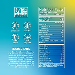 Liquid I.V. Hydration Multiplier - Lemon Lime - Powder Packets | Electrolyte Drink Mix | Easy Open Single-Serving | Non-GMO | 16 Stick