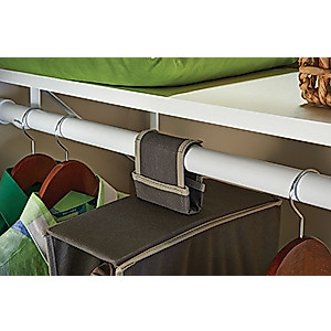 ClosetMaid 31464 10-Shelf Hanging Closet Organizer, Gray