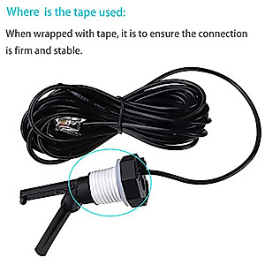 Flow Switch Assembly GLX-FLO-RP for Hayward Goldline Aquarite Salt System, Pool Flow Sensor Suitable for Hayward Salt Cell and Chlorine Generator, with 15-Foot Cable Flow Switch