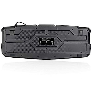 FAIYIWO Excelvan M-200 3 Colors Backlight Wired Gaming Keyboard Fire Cracks FAIYIWO