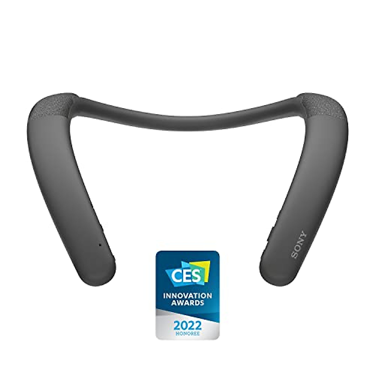 Sony SRS-NB10 Wireless Neckband Bluetooth Speaker Comfortable and Lightweight with Technology to Work from Home, Built-in mic, 20 Hours of Battery Life, and IPX4 Splash-Resistant- Charcoal Gray