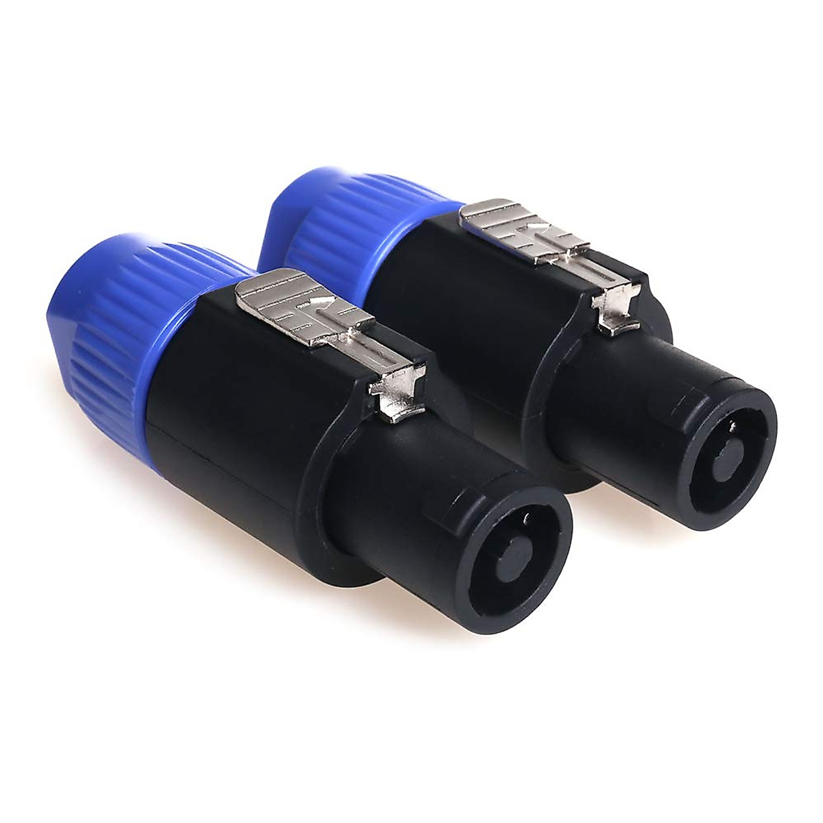 NANYI Speakon to 1/4 Adapter Connector, Upgraded 1/4" Female to NL4FC Male Connectors are for Converting 1/4" Cables to NL4FC Plug for Speaker/Amplifier/Mixer (Speakon to 1/4 Adapter - 2PCS)