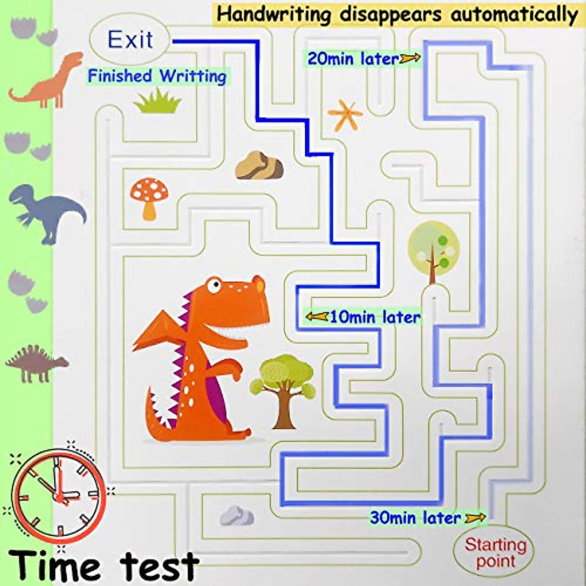 Magic Reusable Practice Copybook for Kids - Reusable Writing Practice Book for Improving Imagination and Logical Thinking Ability-4 PCS