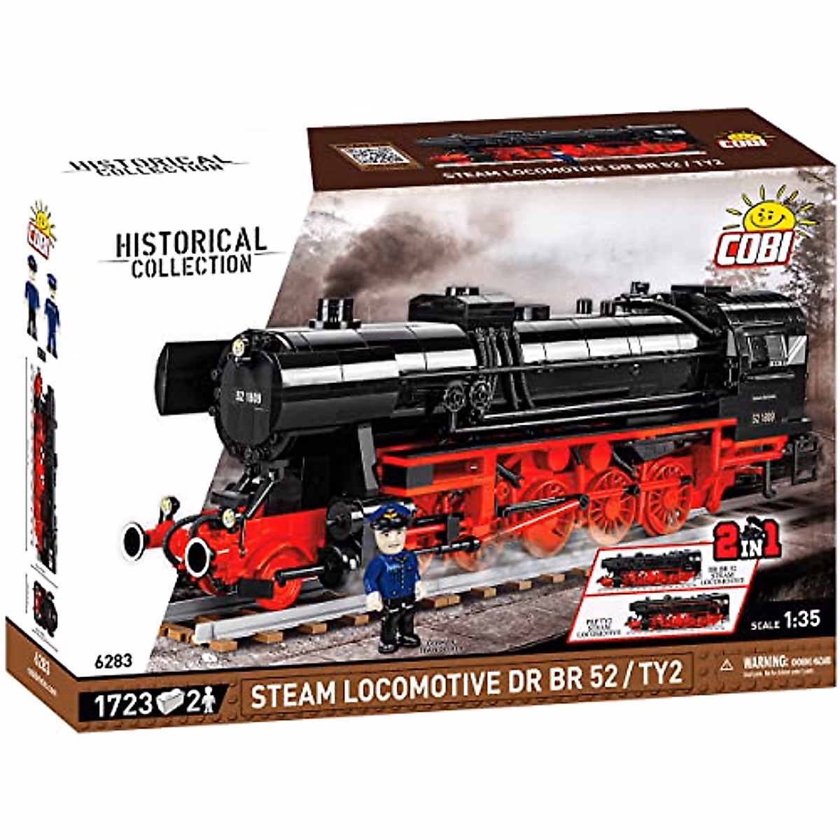 COBI Historical Collection Steam Locomotive DR BR 52/Ty2