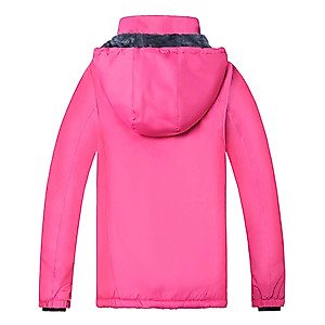 WULFUL Women’s Waterproof Snow Ski Jacket Mountain Windproof Winter Coat with Detachable Hood