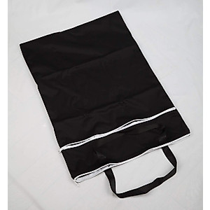 Sigzagor 2 Pack Large Hanging Wet Bags Laundry Pail Bags Cloth Diapers Reusable (Grey Chevron)