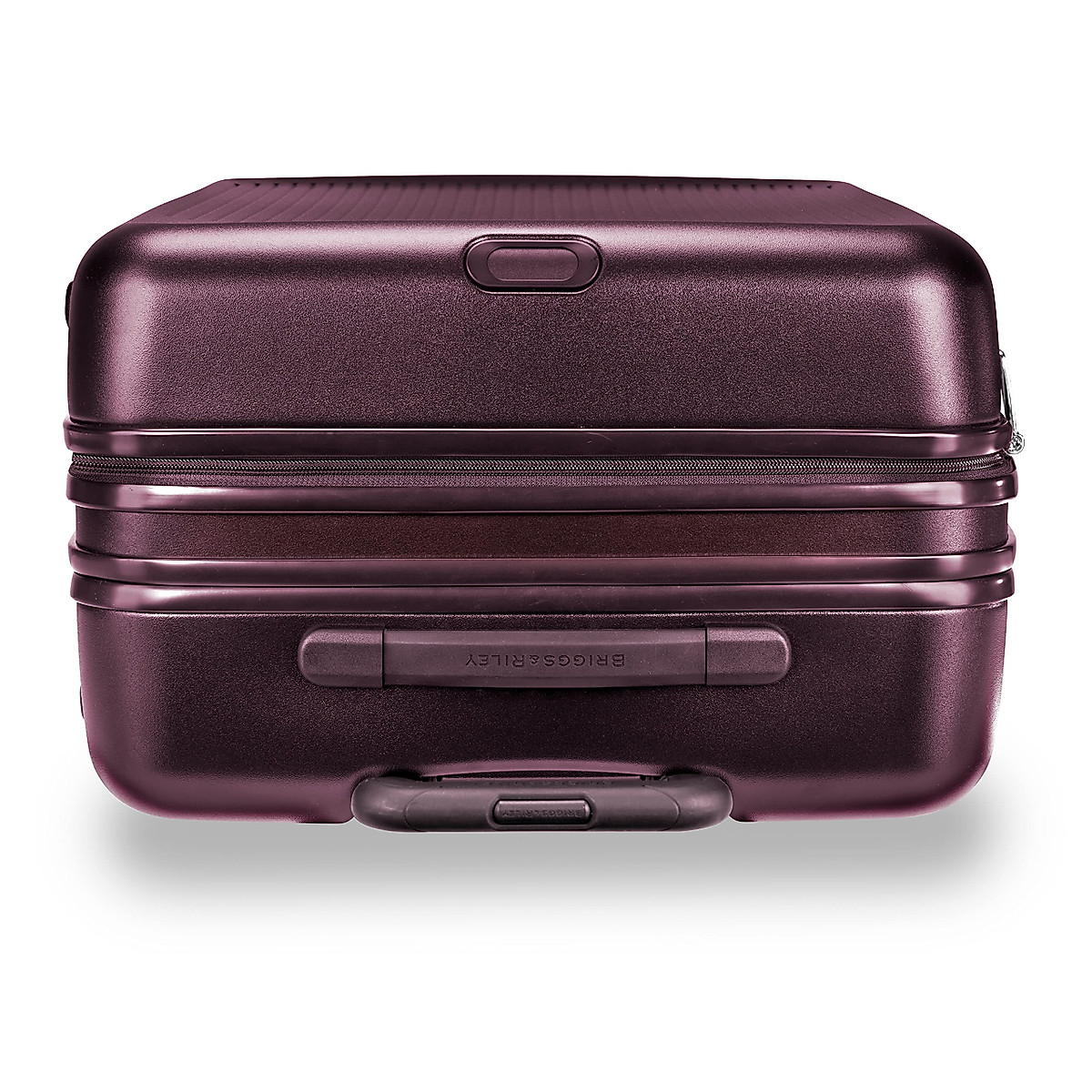 Briggs & Riley Sympatico Hardside Medium Spinner Luggage, Plum, 27-Inch Checked