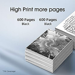 H&BO TOPMAE Remanufactured Ink Cartridge Replacement for Canon PG-245 PG-243 243XL 245XL Black for Canon PIXMA MG2522 TS3320 TR4527 MG2522 TR4520 MG2525 TS3322 MX490 Printer(2 Black)