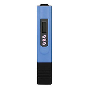 TDS Meter, 1ppm Resolution Water Meterr,LCD Display, Temp Portable Pen Type Meter, for Drinking Water, Aquariums, and More(Blue)