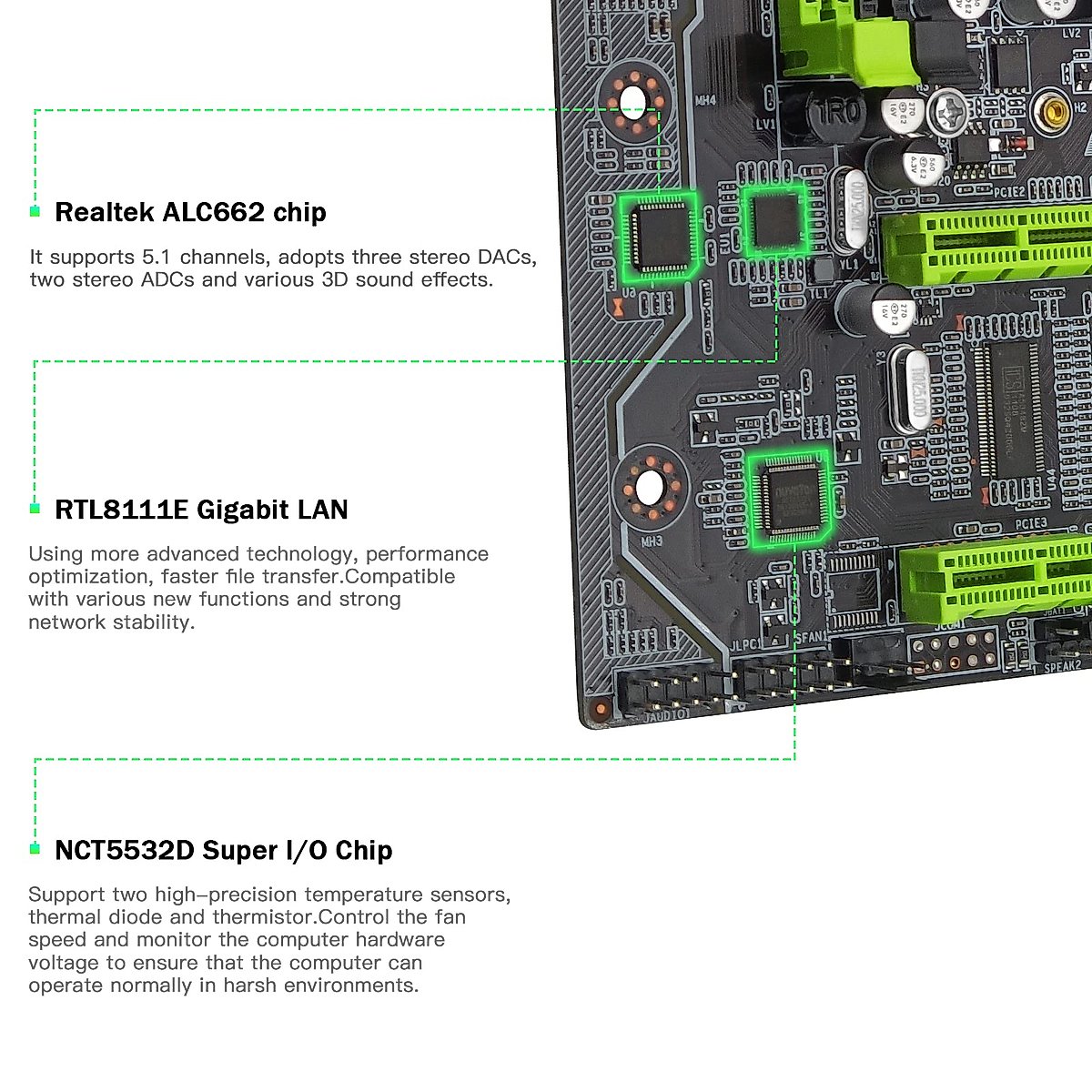 MACHINIST X79 Server Motherboard, Intel 3th Gen LGA 2011 Computer PC Motherboards (Micro ATX, PCIe 3.0, NVME/SATA M.2, 4 Channel DDR3, USB 3.0, SATA 6Gbps) for Intel Xeon E5 V1/V2, Core i7 Processor
