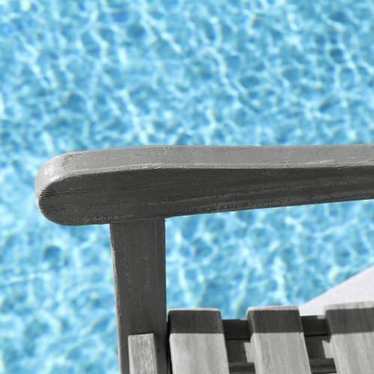 Vifah V1295 Renaissance Hand-Scraped Acacia Slatted Back and Seat Outdoor Armchair