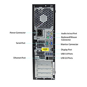 HP Compaq Elite 8300-SFF, Core i7-3770 3.4GHz, 16GB RAM, 240GB Solid State Drive, DVDRW, Windows 10 Pro 64bit, (Renewed)