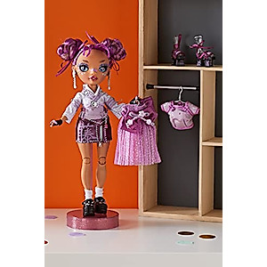 Rainbow High Lila Yamamoto- Mauve Purple Fashion Doll. 2 Designer Outfits to Mix & Match with Accessories, Great Gift for Kids 6-12 Years Old and Collectors
