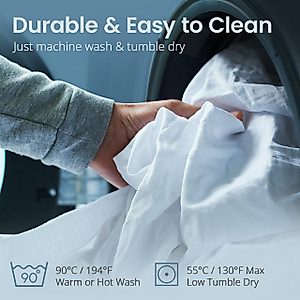 SafeRest 100% Waterproof Twin XL Size Mattress Protector - College Dorm Size for Back to School - Machine Washable Cotton Mattress Cover for Bed - Perfect Bedding Airbnb Essentials for Hosts