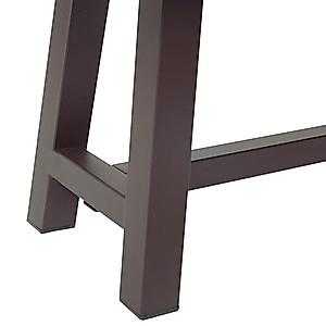 Christopher Knight Home 318117 Carlisle Benches, Sandblasted Brown + Rustic Metal